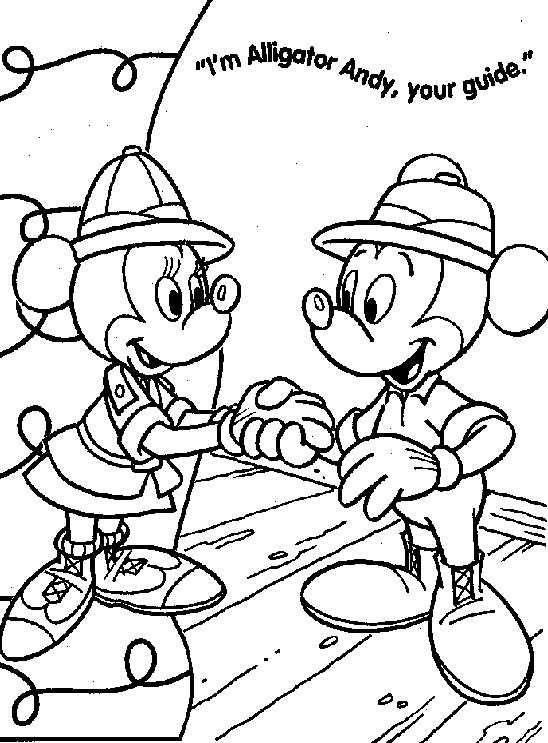 Planse de colorat din desene animate-Micky Mouse - Disney - Desene de ...