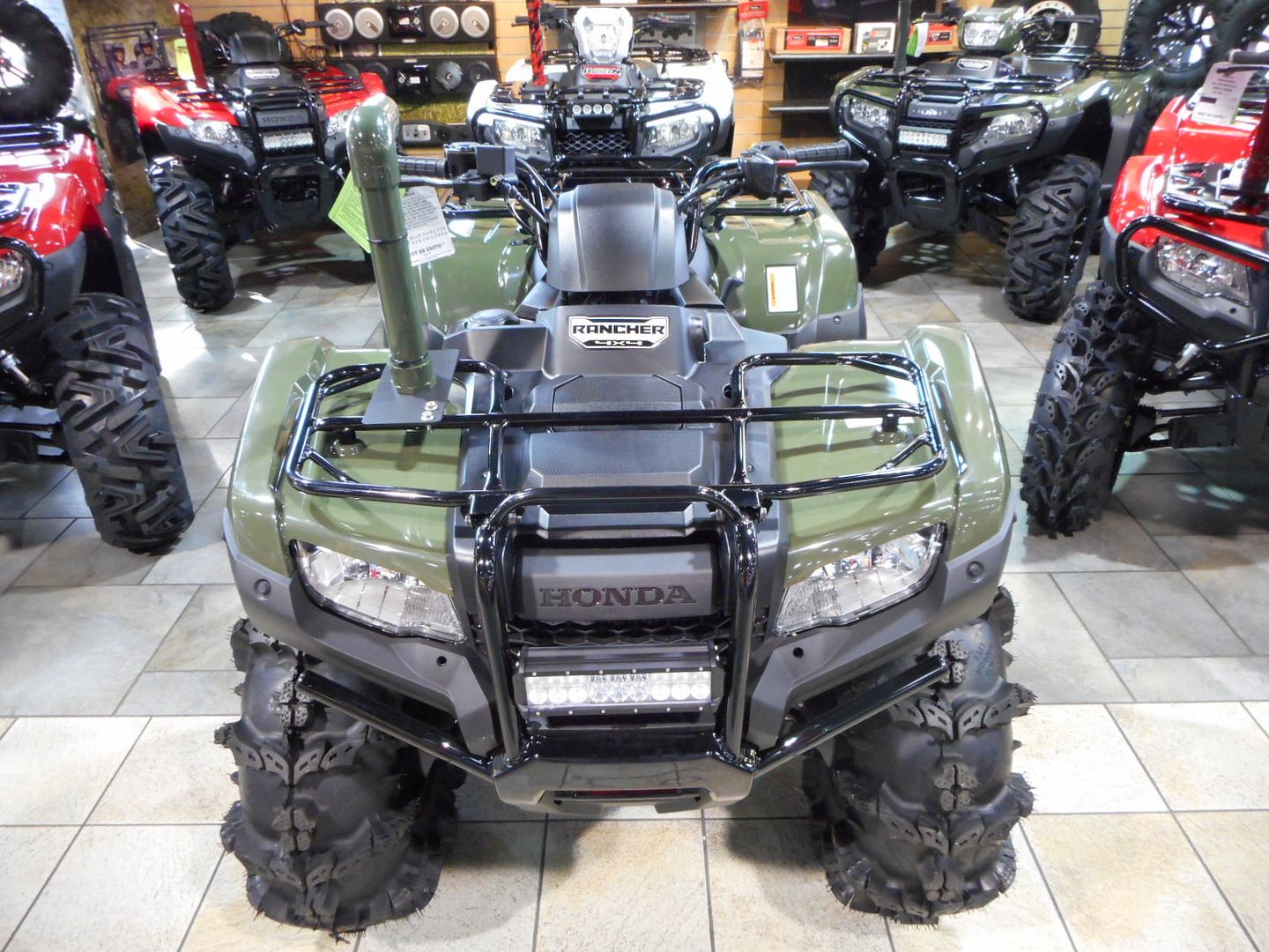 New 2015 Honda TRX420 Rancher 4WD "HR Mud Pro Series" ATV 4X4