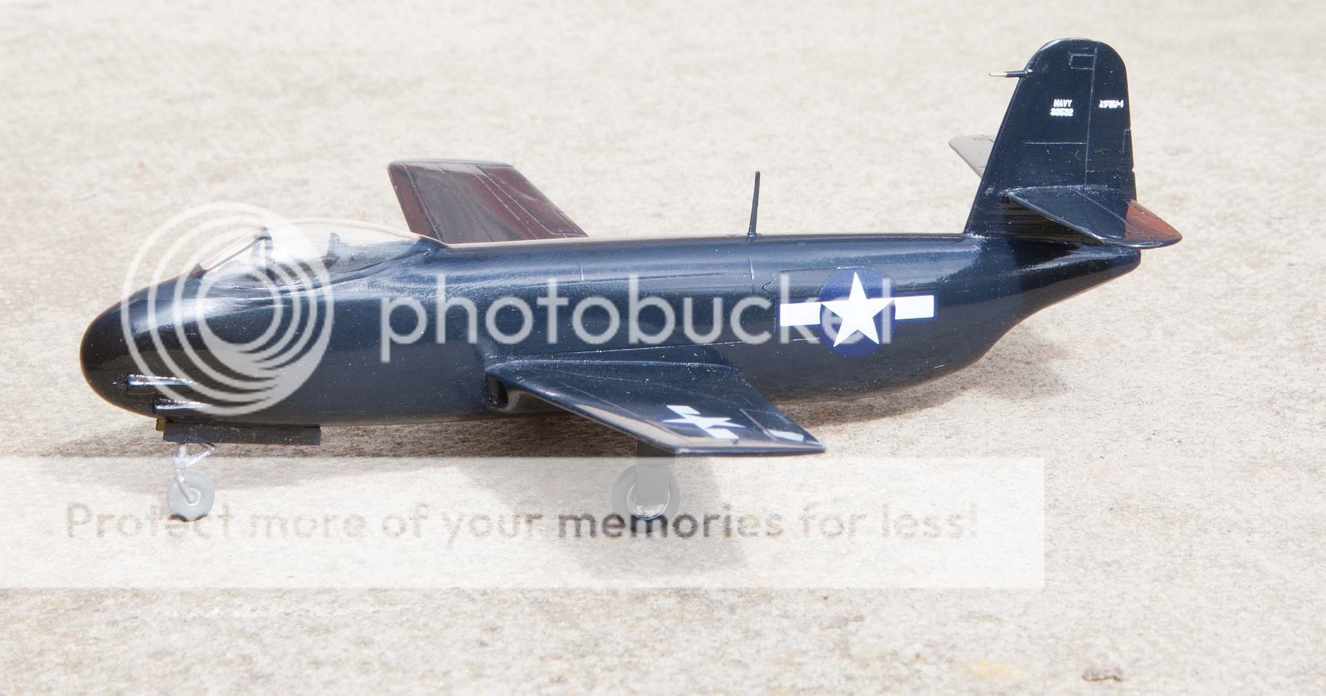 Vought XF6U-1 Pirate prototype - converted Admiral 1/72 - Ready for ...