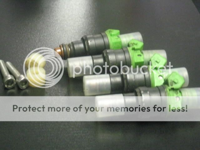 FS: Green Top 42# injectors x4 w/ fuel rail spacers 1.8T VR6 | VW ...