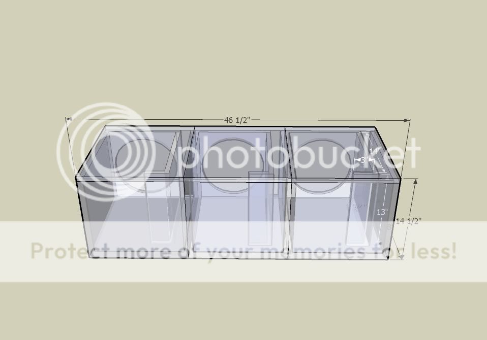 Box For 3 12s - Subwoofers / Enclosures - Steve Meade Designs