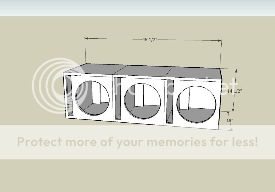 Box For 3 12s - Subwoofers / Enclosures - Steve Meade Designs